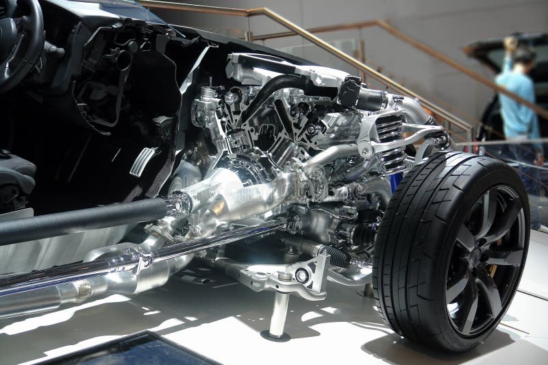 Internal Structure Of Engine Stock Photo - Image of complex, models ...