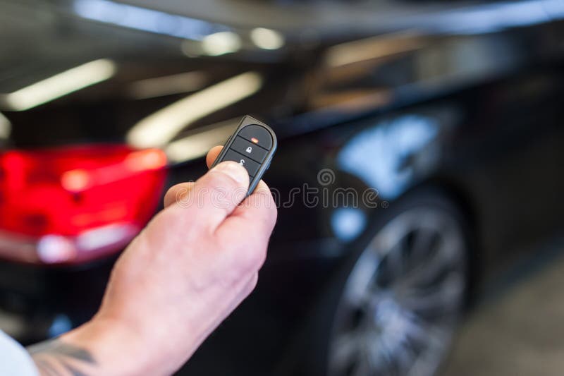 Car Security Alarm System Key Stock Photo - Image of speed, light ...