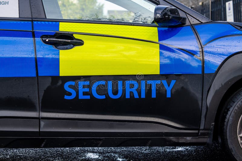 Security car stock image. Image of profession, policeman - 241284195