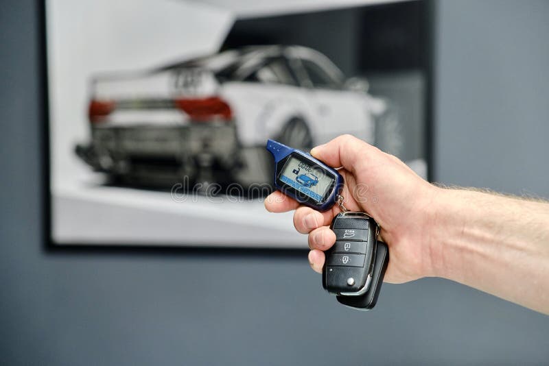 Car Security keypad stock photo. Image of holding, security - 201552938