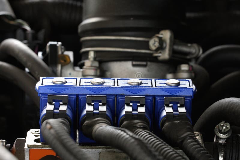 Car Sequential Gas Injection Stock Photo - Image of installed, system ...