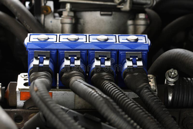 Car Sequential Gas Injection Stock Image - Image of acceleration, fuel ...