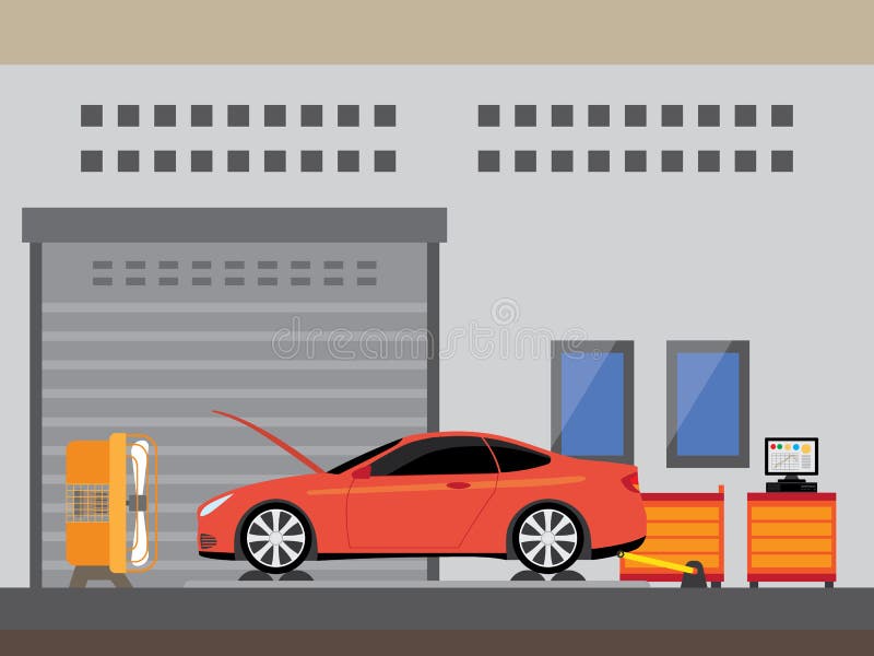 Car service stock vector. Illustration of spare, automobiles - 95775411