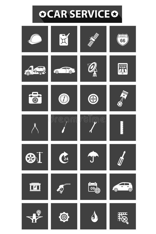 Car Service Pictogram Stock Illustrations – 30,736 Car Service ...