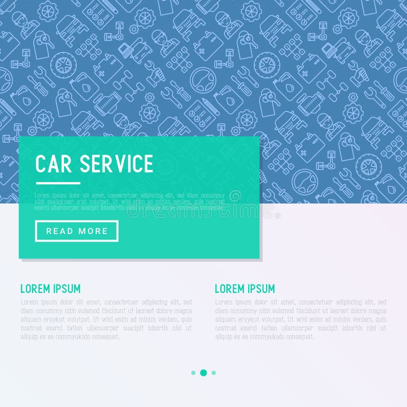 Car Service Concept with Thin Line Icons Stock Vector - Illustration of ... Car Service Concept with Thin Line Icons Stock Vector - Illustration of ...