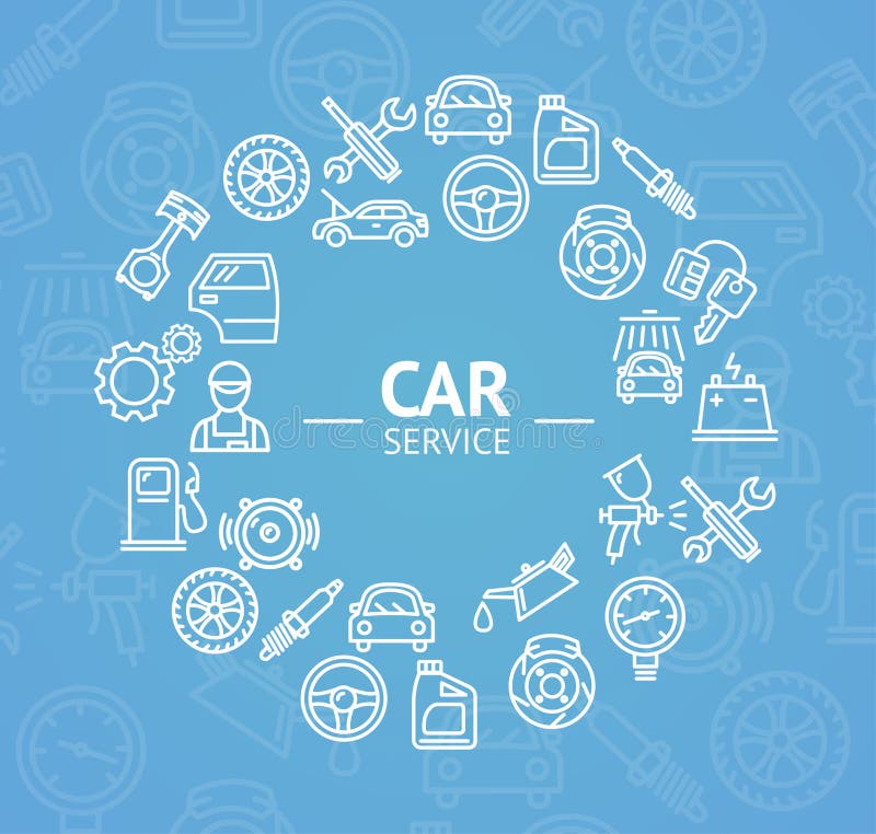 Car Service Pictogram Stock Illustrations – 30,736 Car Service ...