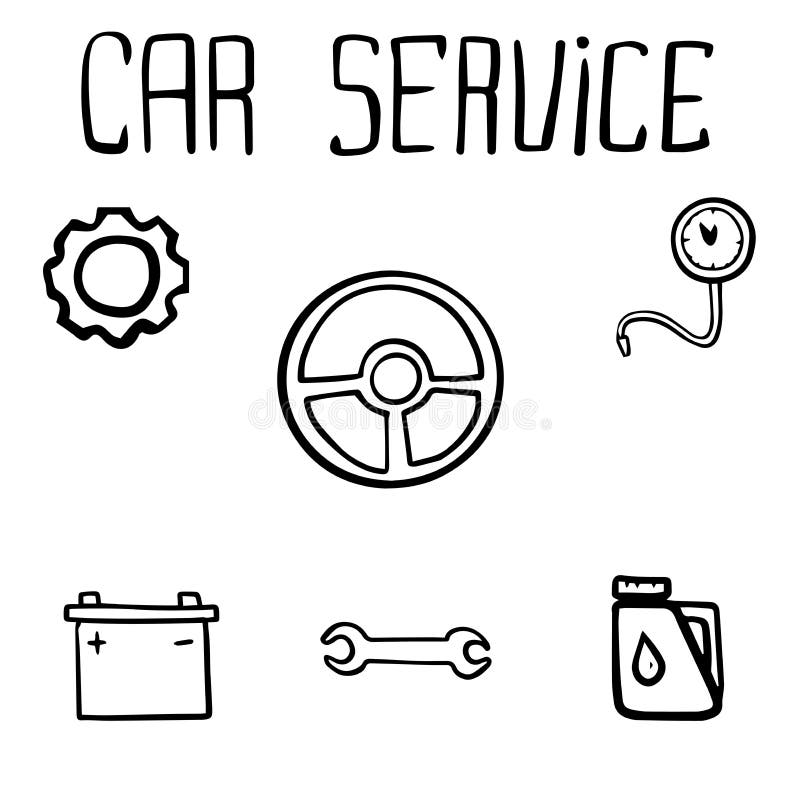 Car Service Doodles Stock Illustrations – 677 Car Service Doodles Stock ...
