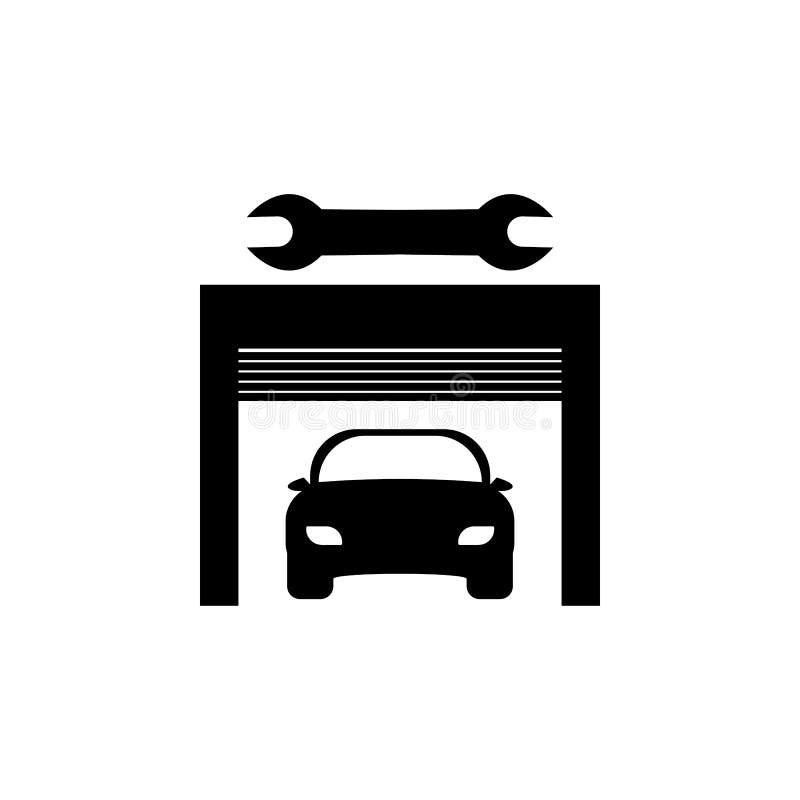 Car service icon stock vector. Illustration of computer - 105404124
