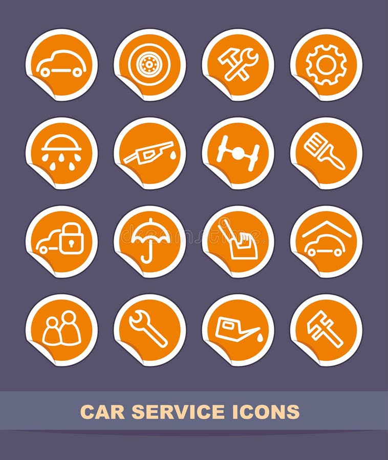 Car Service, Repair Infographics Stock Vector - Illustration of brake ...