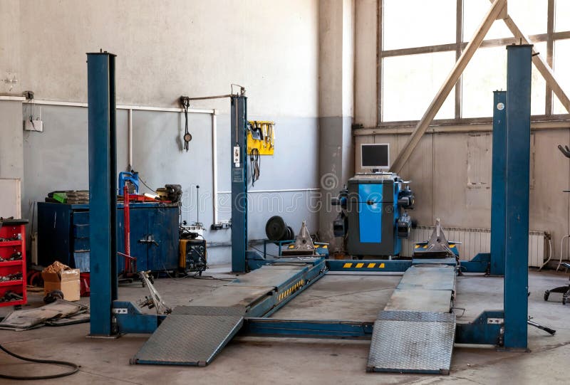 Car service inside stock image. Image of automotive, station - 26302663