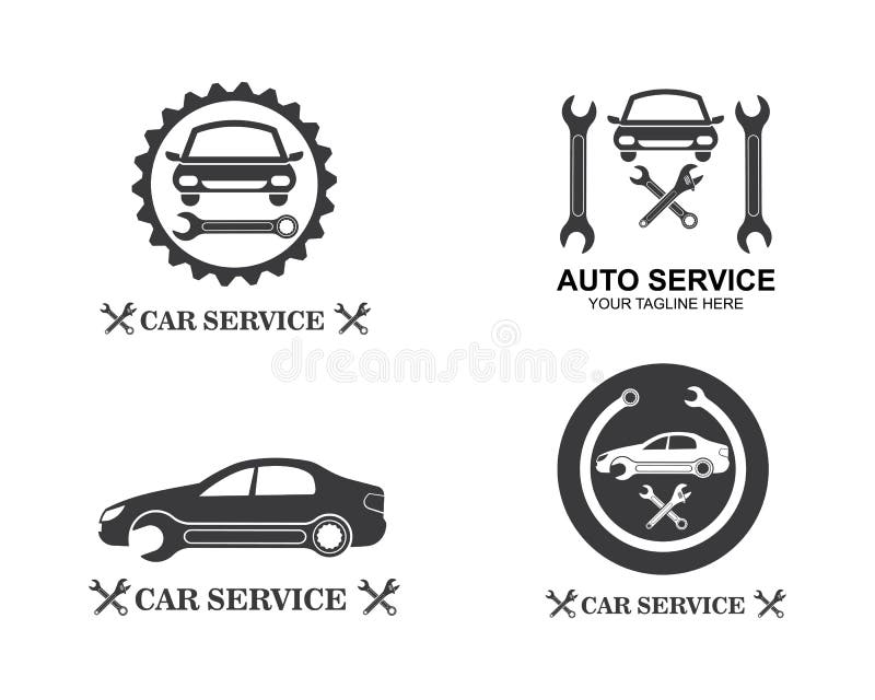 Car Service Logo Icon Vector Illustration Stock Vector - Illustration ...