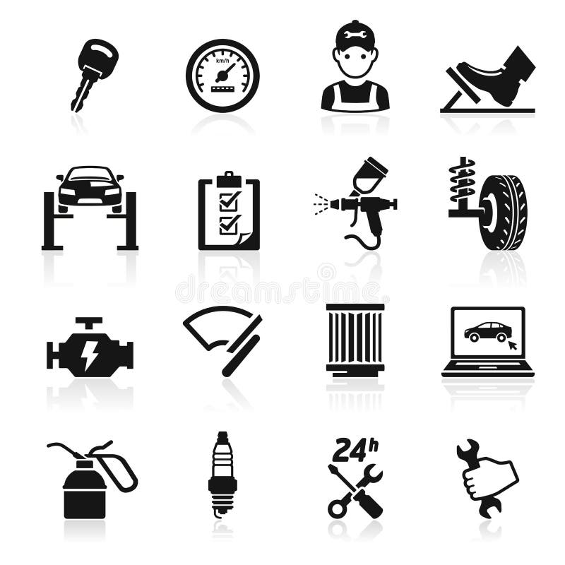 Car Service Pictogram Stock Illustrations – 30,736 Car Service ...