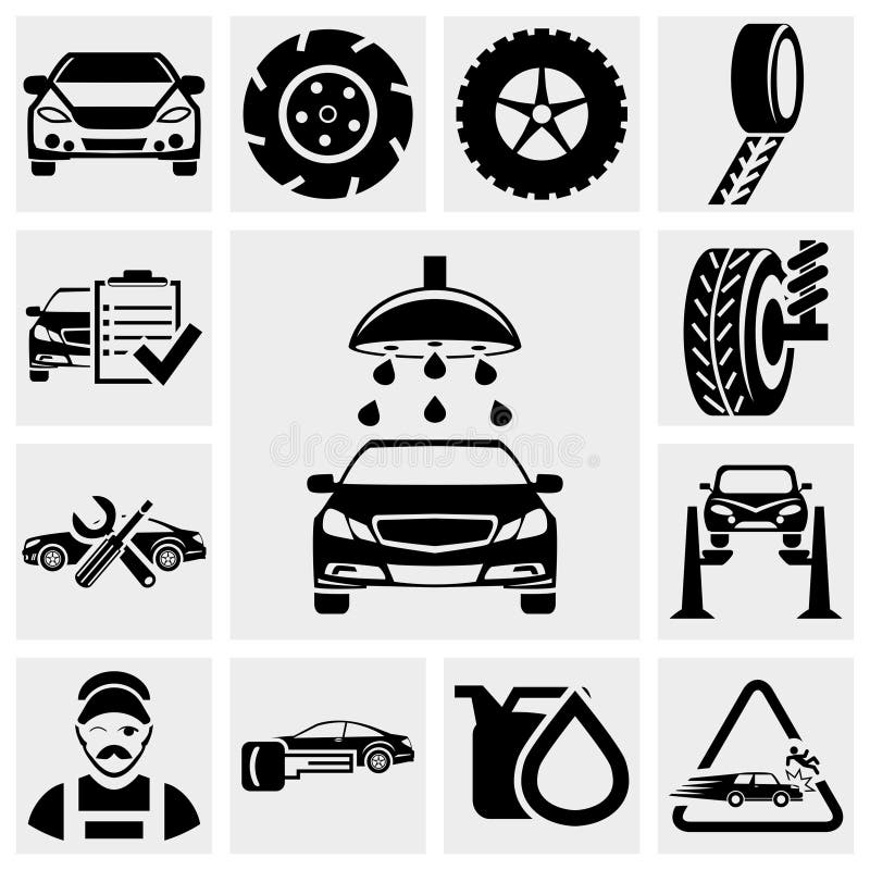 Car Service Pictogram Stock Illustrations – 30,736 Car Service ...