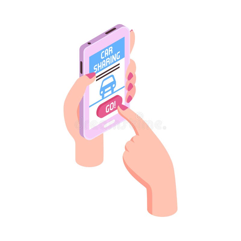 Car Sharing Icon stock vector. Illustration of website - 265227873