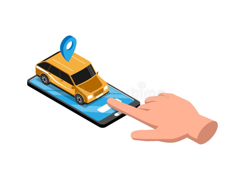 Car Sharing Icon stock vector. Illustration of device - 245379109