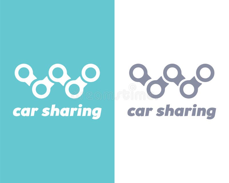 Car Sharing Vector Icon. Carsharing Illustration Symbol. Transport ...