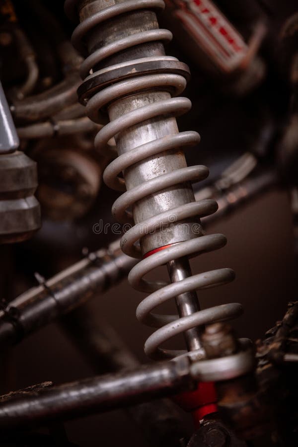 Car shock absorber stock image. Image of shock, compression - 82231457