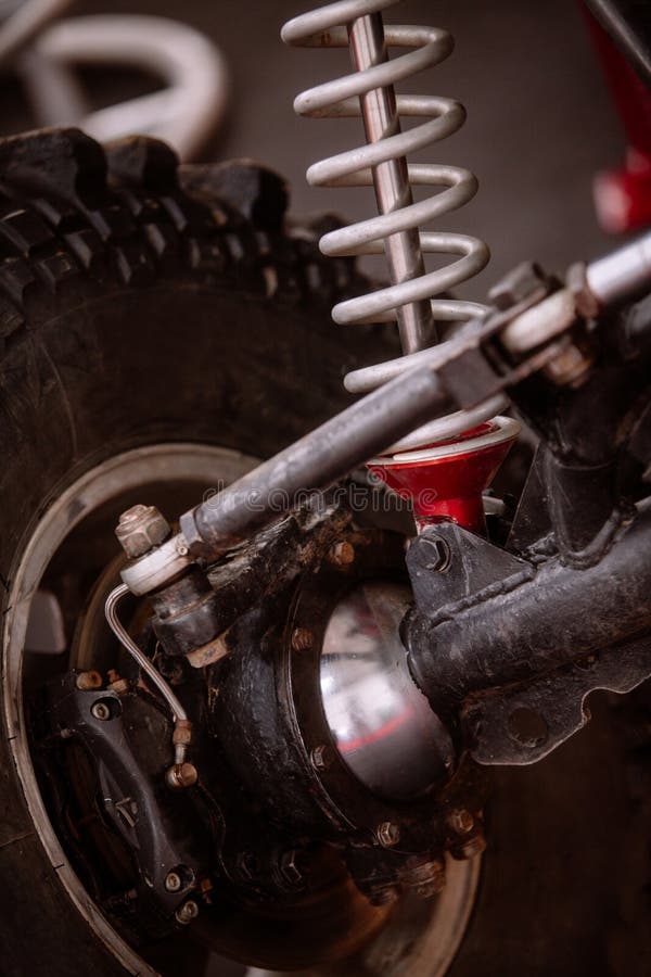 Car shock absorber stock photo. Image of transport, compression - 82398008