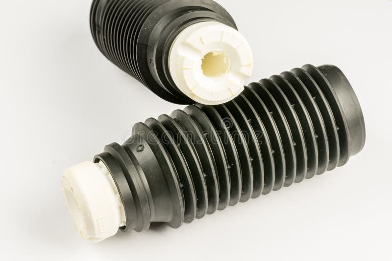 Car Shock Absorber Protection Rubber for Dust and Dirt Stock Image ...