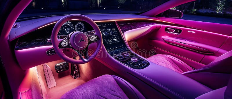 Car Showcasing Innovative Interior Design with Modern Features Stock ...