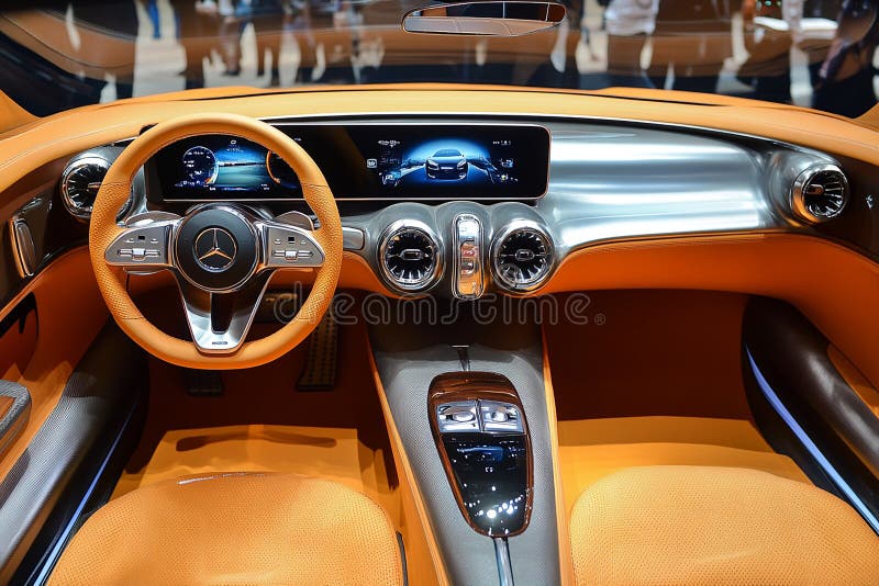Car Showcasing Innovative Interior Design with Modern Features Stock ...