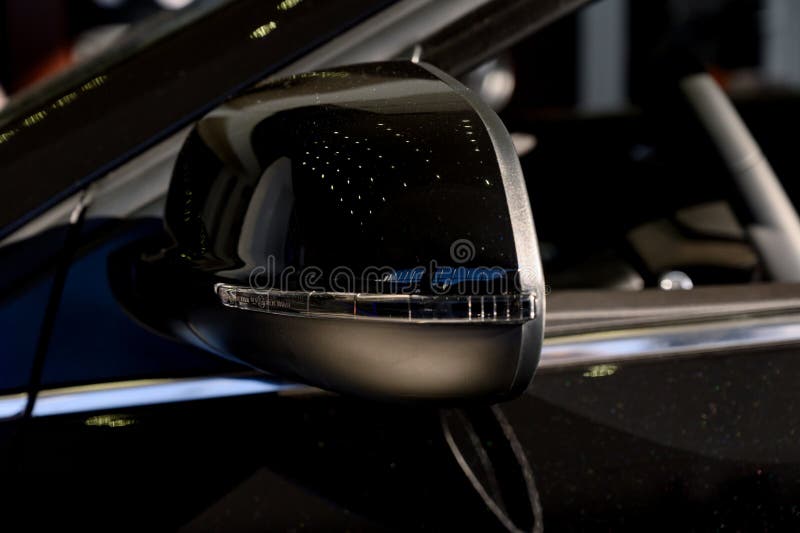 A Car Side Mirror in a Close Up Stock Image - Image of vehicle ...