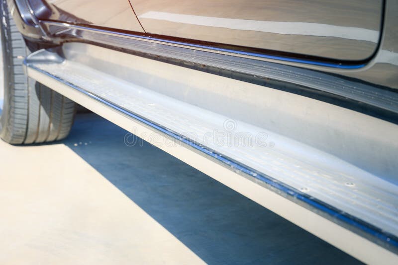 Side Step Stair of Pickup Truck Stock Image - Image of step, outdoors ...