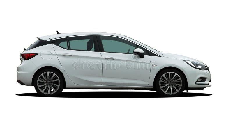 Compact White Car Side View Stock Images - Download 419 Royalty Free Photos