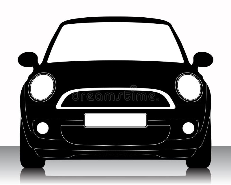 Mini cooper stock vector. Illustration of white, automobile - 35739681