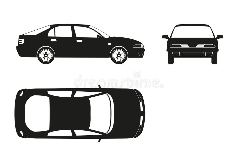 Three Views Car Stock Illustrations – 77 Three Views Car Stock ...