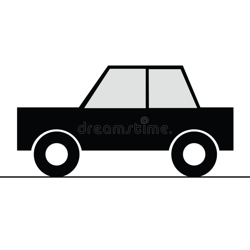 Car Simple Vector Art Illustration for Symbol Stock Vector ...