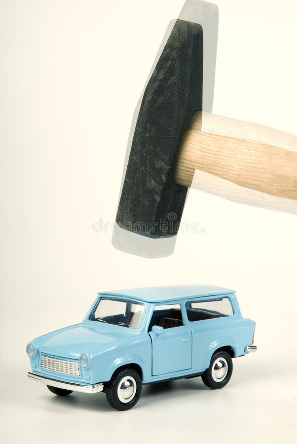 Car smash stock photo. Image of motor, scrapping, environmental - 40667020