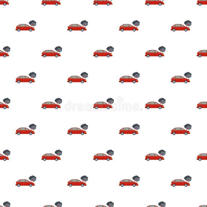 Car in Smoke Pattern Seamless Vector Stock Vector - Illustration of ...