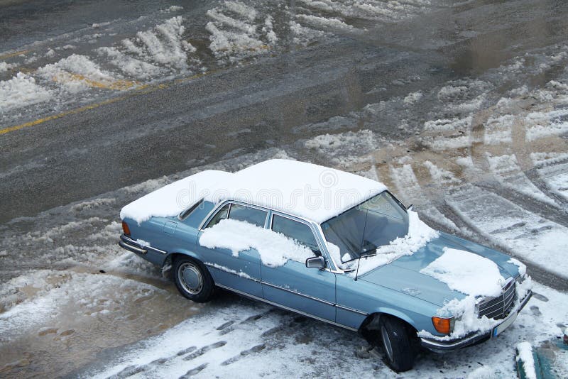 Car and Snow stock image. Image of seasonal, climatic - 36739287