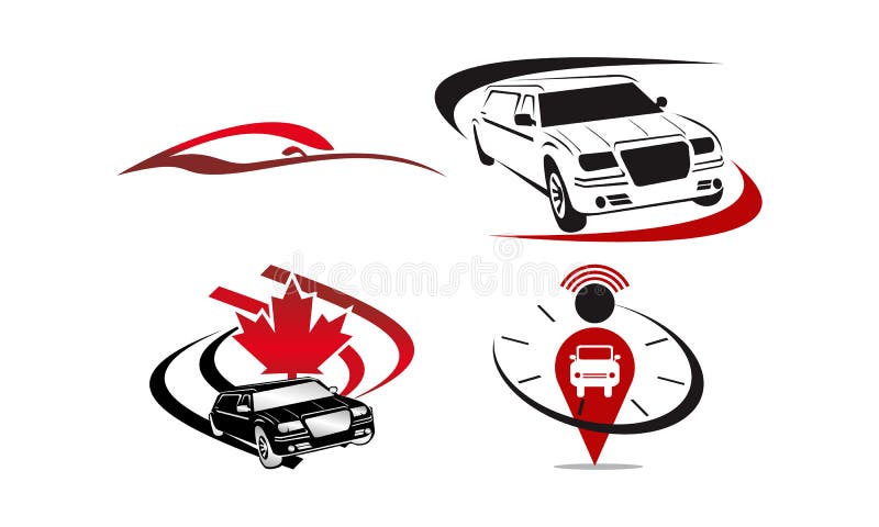 Car Solution Template Set stock vector. Illustration of automotive ...
