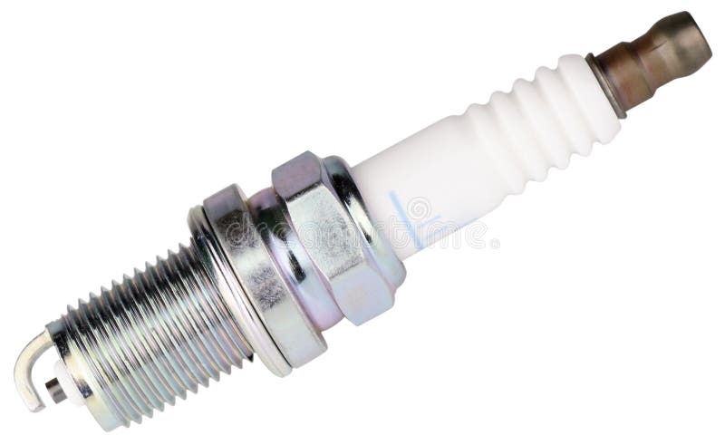 Car spark-plug side view stock image. Image of sparkplug - 27345637