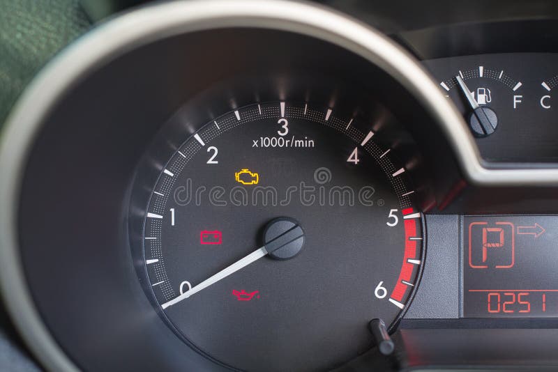Car speed dashboard stock image. Image of interior, modern - 208688437