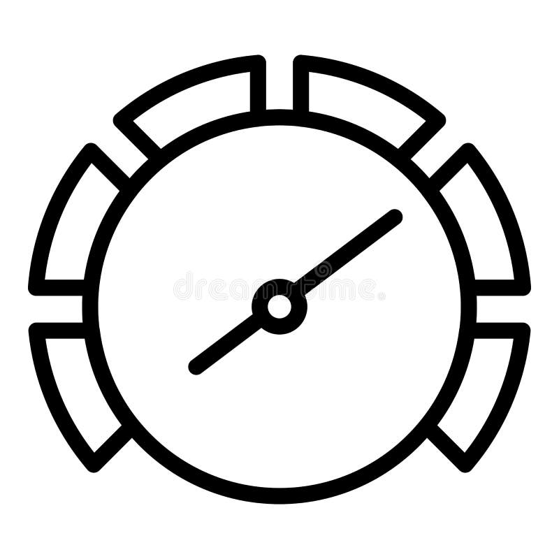 Car Speed Icon Outline Vector. Sport Vehicle Stock Vector ...