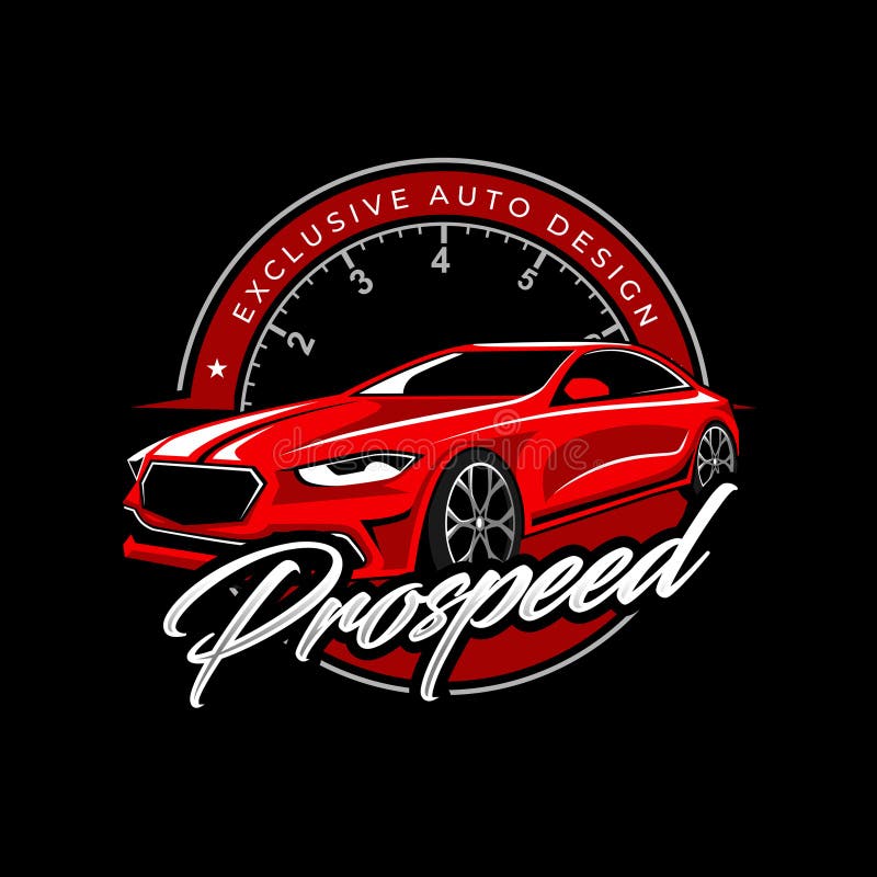 Car and Speed Logo Design Illustration Vector Stock Vector ...