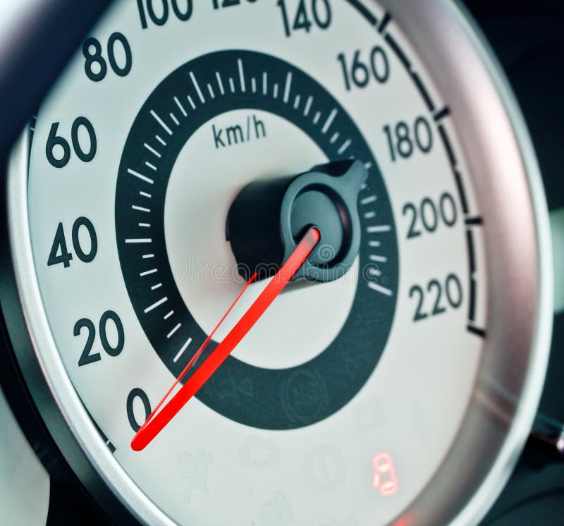 Car speed meter stock image. Image of motor, equipment - 23915455
