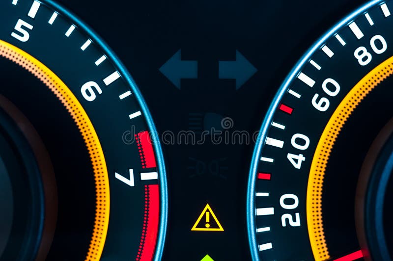 Car speed meter closeup stock image. Image of number - 26513139