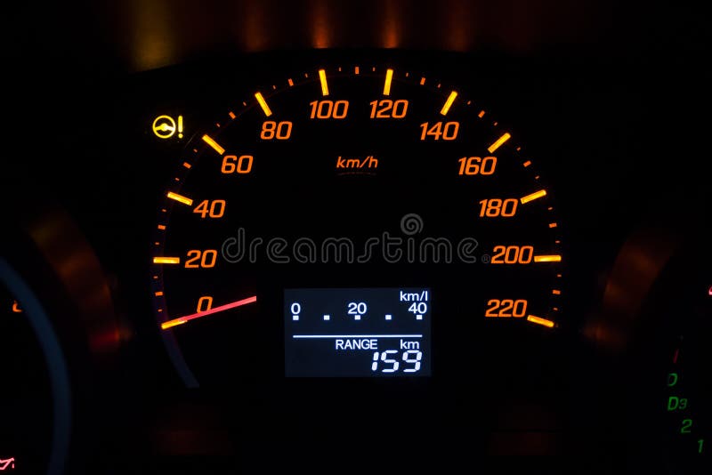Car speed meter stock image. Image of tachometer, panel - 56324059