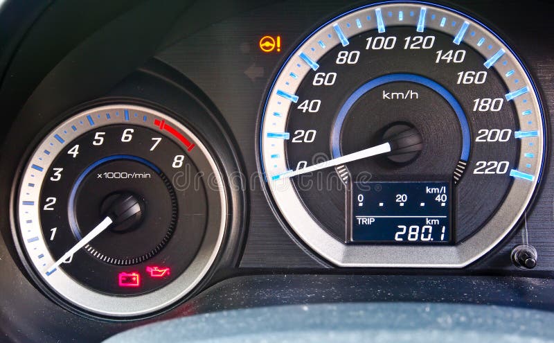 Car speed meter 2 stock image. Image of gauge, detail - 33990459