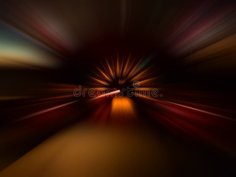 Car Speed Motion on Night Road Stock Image - Image of fast, night ...