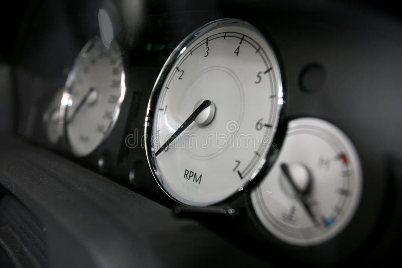 Car speedometer stock image. Image of automobile, brake - 3793067