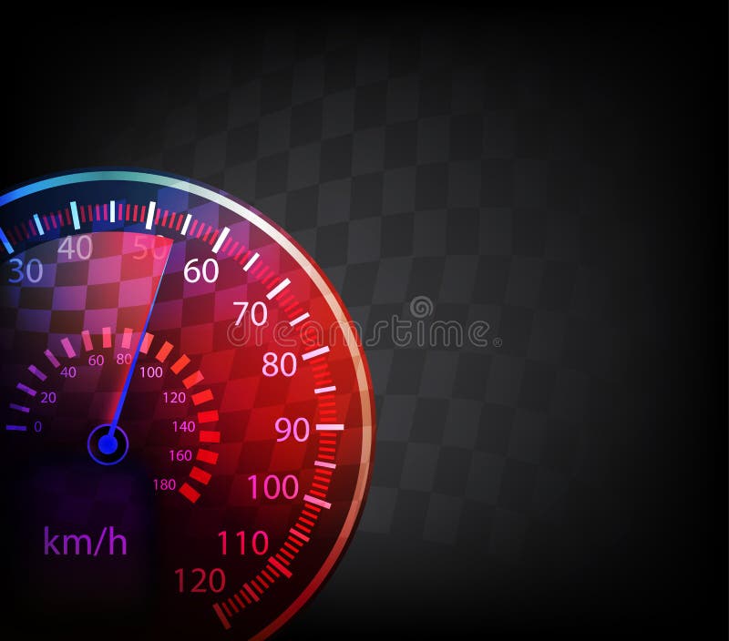 Car speedometer background stock illustration. Illustration of race ...