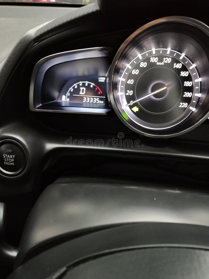 Car speedometer stock photo. Image of speedometer, sedan - 263897122