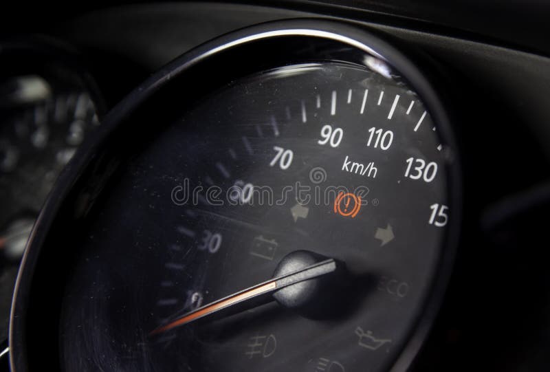 Car speedometer stock image. Image of design, luxury - 139611797