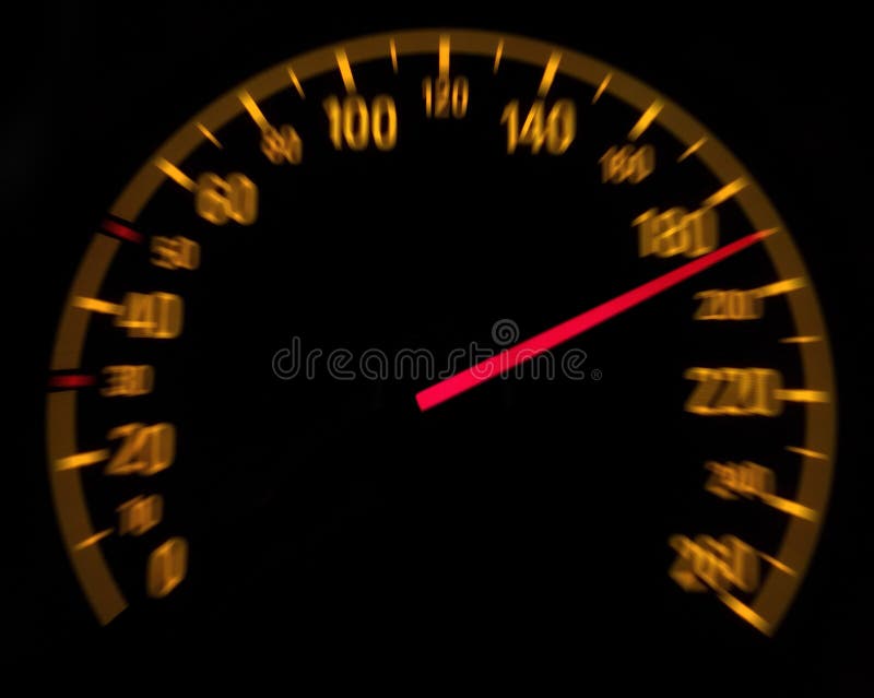 Car Speedometer and Counter - Speed Concept Stock Illustration ...