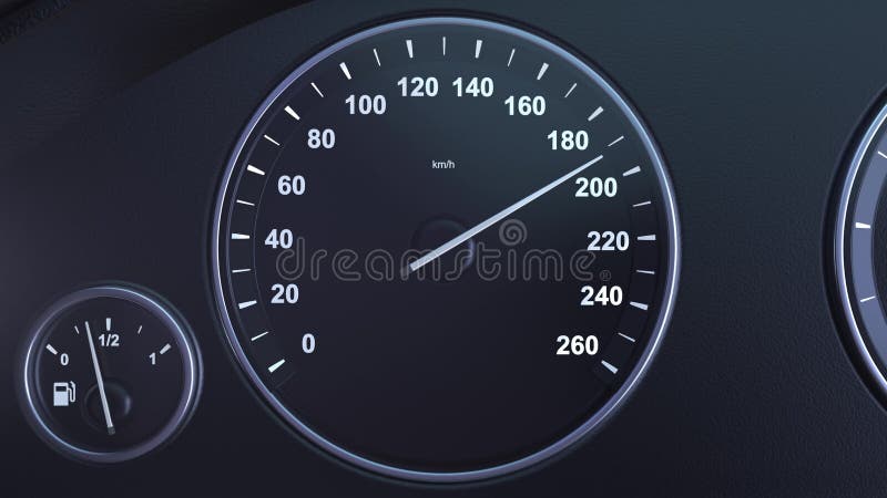 Car Speedometer Picking Up Speed Stock Footage - Video of action, arrow ...